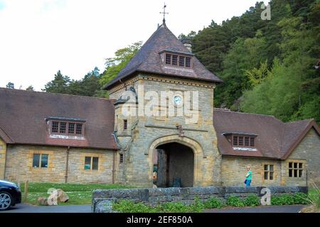 Cragside, Rothbury, Northumberland, the home of Lord Armstrong, a ...