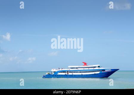 The Songserm express boat to Koh Tao and Koh Pha Ngan, leaving from ...