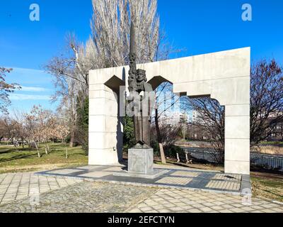 ASENOVGRAD, BULGARIA - FEBRUARY 5, 2021: Monument to the Bulgarian ...