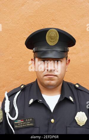 1, one, Mexican man, Mexican, man, police officer, policeman, transit ...