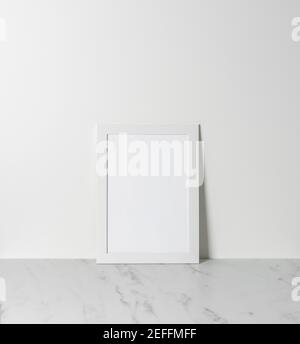 Empty photo frame table Stock Photo - Alamy
