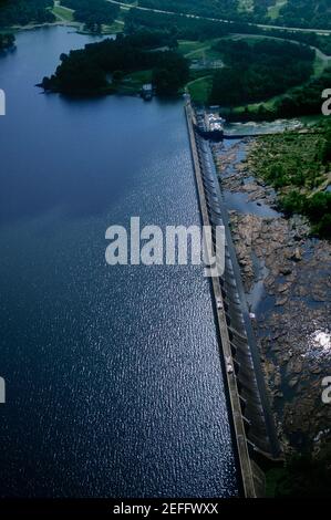 Oliver hydroelectric dam, Georgia, USA Stock Photo - Alamy