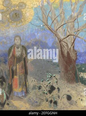 Odilon Redon - The Buddha Stock Photo - Alamy