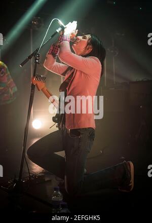 Brian D'Addario of The Lemon Twigs performs live on stage at Koko ...