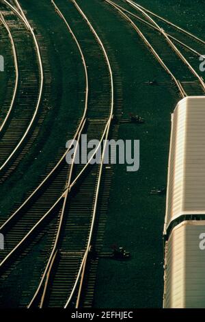 Freight Cars in Baltimore Rail Yard, Maryland Stock Photo - Alamy