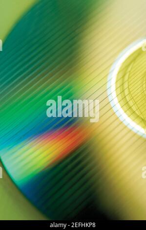Extreme close-up of CD Stock Photo - Alamy