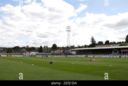 General view of Twerton Park, home of Bath City Football Club on 21st ...