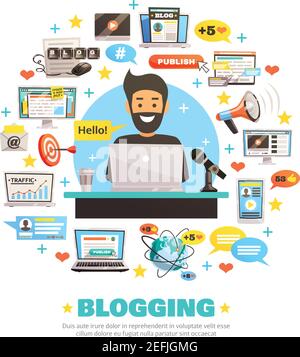 Electronic Publishing. e-publishing conceptual vector illustration word ...