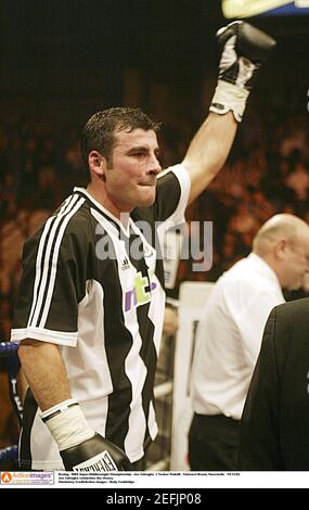 Boxing - WBO Super-Middleweight Championship of the World Stock Photo ...