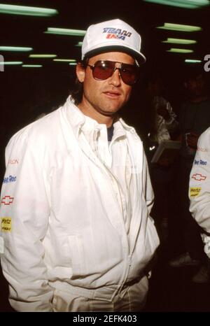 Kurt Russell at the 1990 Long Beach OPT Race in Long Beach, California ...