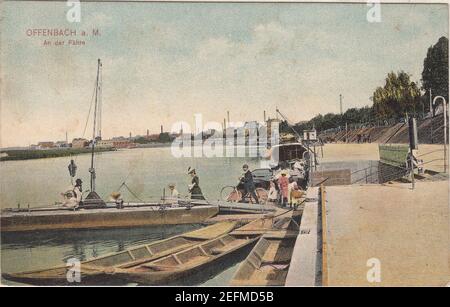 OF Mainufer 1908 4 Stock Photo - Alamy