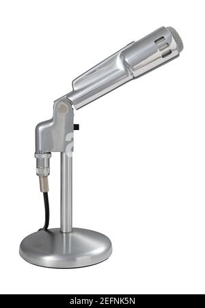 Desktop microphone from the 1960s Stock Photo - Alamy
