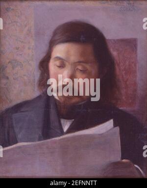 Okada Saburosuke Portrait of Jiro Okabe Stock Photo - Alamy