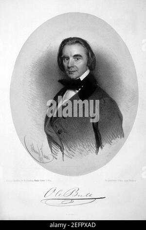 Ole Bull Litho Stock Photo - Alamy