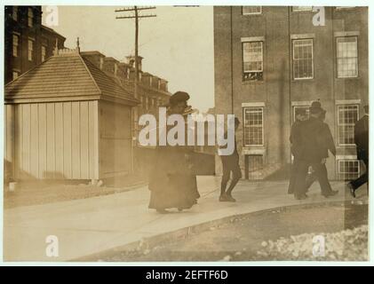 One of the boys Bates Mfg. Co., Lewiston, Me. 6 A.M. April 24, 1909 ...