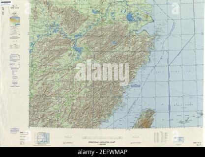 Operational Navigation chart D-9, 5th edition Stock Photo - Alamy