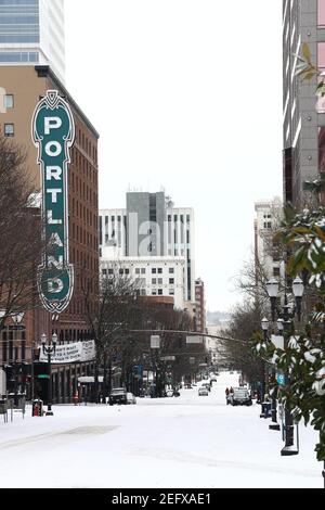 Editorial Image Portland, Oregon Feb/13/2021: The city of Portland ...