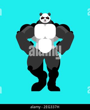 Panda gym illustration Stock Vector Image & Art - Alamy