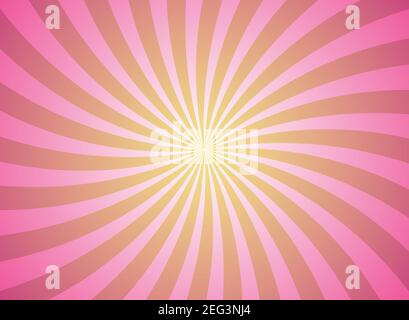 Sunlight spiral horizontal background. Purple and violet color burst ...