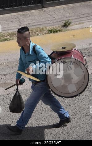 February 18, 2021: February 17, 2021 Mexico, Mexico. Everyday life on ...