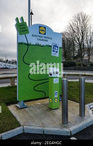 Limavady, Northern Ireland- Feb 6, 2021: The tail fin of an old WW2 ...