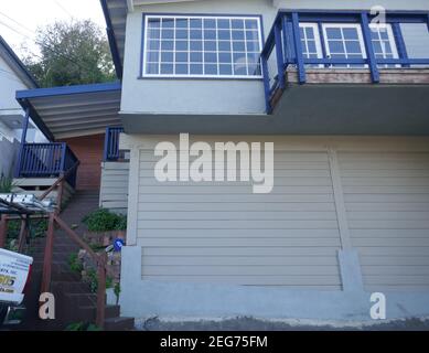 USA, California. View of Blair House, the fictional home of Jessica ...