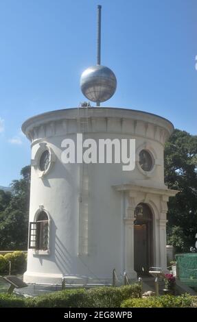 Time Ball Tower, aka Signal Tower or Round House, part of the 1881 ...
