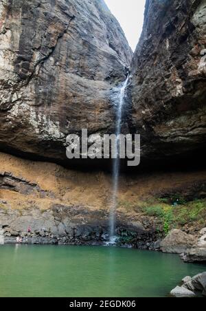 Landscape of the Western Ghats near Lonavala, Maharastra, India; Maval ...