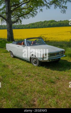 Classic Rover P6 2000 convertible factory prototype car at a car club ...