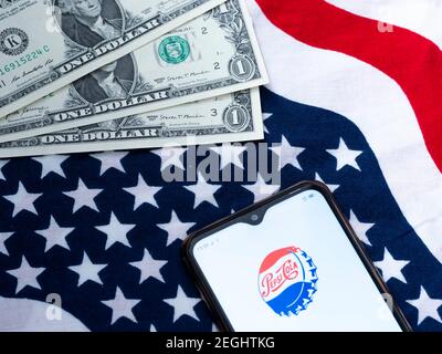 Ukraine. 13th Feb, 2021. In this photo illustration, a Cisco Systems ...