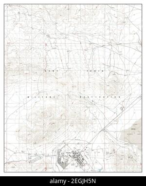 Fort Irwin, California, map 1986, 1:24000, United States of America by ...