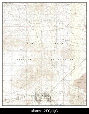 Fort Irwin, California, map 1986, 1:24000, United States of America by ...