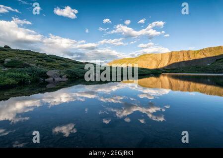 Venable Lake in the Sangre de Cristo Wilderness, Colorado Stock Photo ...