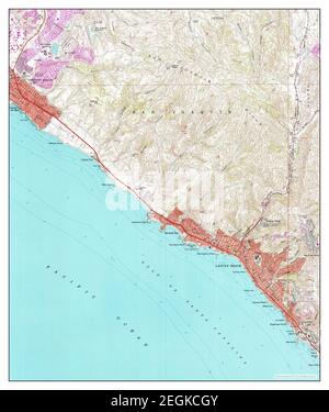 Old map of Laguna Beach Stock Photo - Alamy