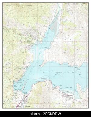 Lake Isabella North, California, map 1972, 1:24000, United States of ...