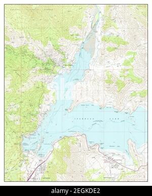 Lake Isabella North, California, map 1972, 1:24000, United States of ...