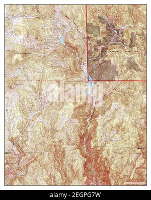 Big Bull Mountain, Colorado, map 1951, 1:24000, United States of ...