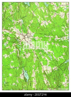 Colchester, Connecticut, map 1953, 1:24000, United States of America by ...