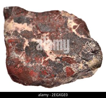 Sedimentary rock : Breccia Stock Photo - Alamy