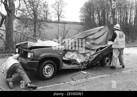 The Great Storm Of 25th January 1990 Stock Photo - Alamy