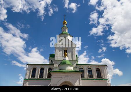 Moscow. Svyato-Danilov monastery. Wall icon of Alexander Nevsky Stock ...
