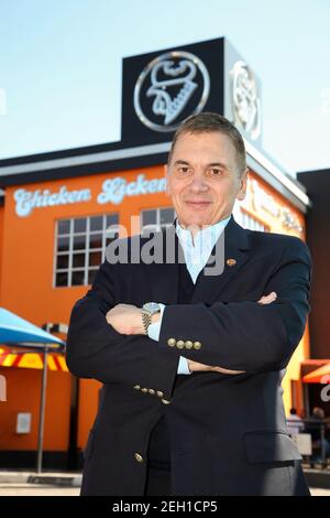 Johannesburg, South Africa - April 26, 2012: George Sombonos, Chicken ...