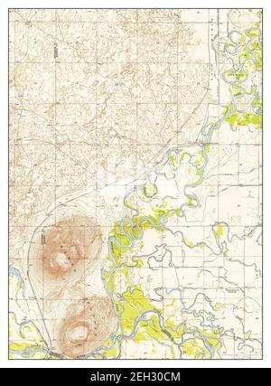 Menan Buttes, Idaho, map 1951, 1:24000, United States of America by ...