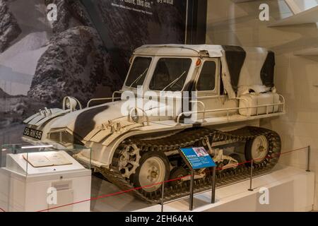 ST4 AKTIV SNOW-TRAC vehicle, REME museum, MOD Lyneham, Wiltshire ...