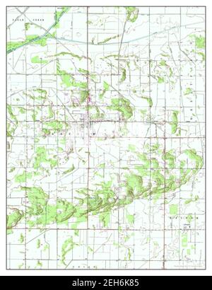 DeMotte, Indiana, map 1957, 1:24000, United States of America by ...
