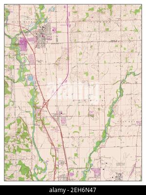 Edinburgh, Indiana, map 1961, 1:24000, United States of America by ...