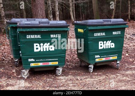 Biffa General Waste Bins Stock Photo - Alamy