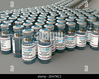 Covid-19 Vaccine Bottles Stock Photo - Alamy