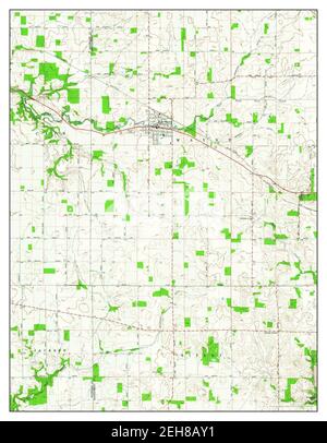 Waynetown, Indiana, map 1962, 1:24000, United States of America by ...