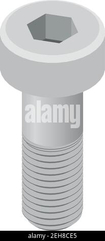 Torx bolt screw icon. Isometric of torx bolt screw vector icon for web ...